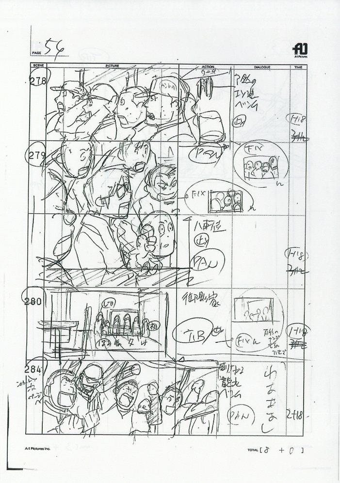 Silver Spoon Season 2; storyboard