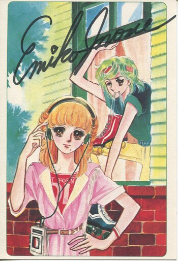 Emiko Inoue Hand Signed Postcard