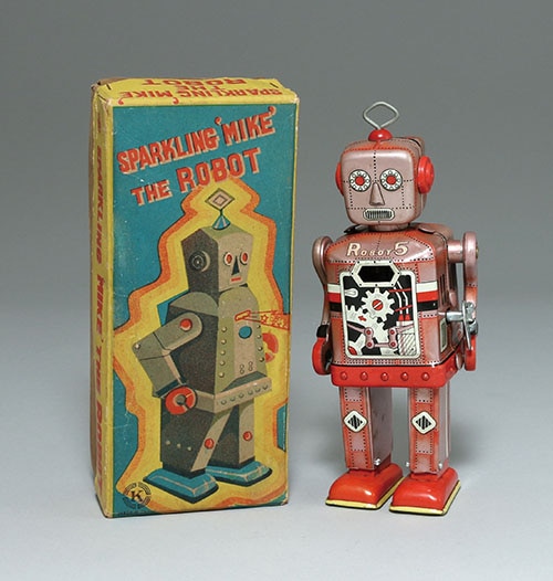 三恵玩具/日本製 SPARKLING ‘MIKE’ THE ROBOT「RoBoT5」バージョン (ピンク)