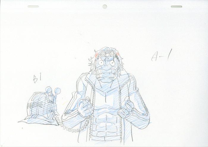 one piece; rough key animation