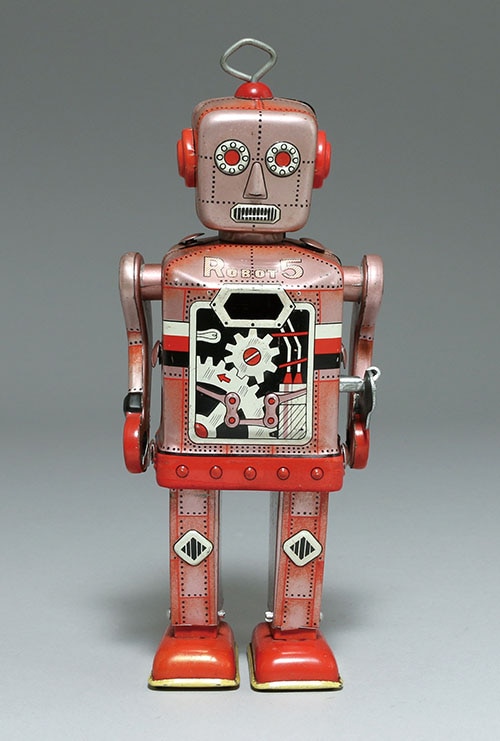 三恵玩具/日本製 SPARKLING ‘MIKE’ THE ROBOT「RoBoT5」バージョン (ピンク)