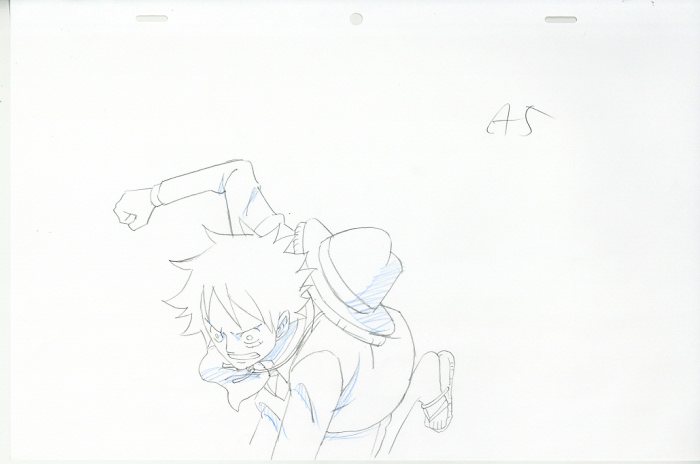 one piece: rough key animation