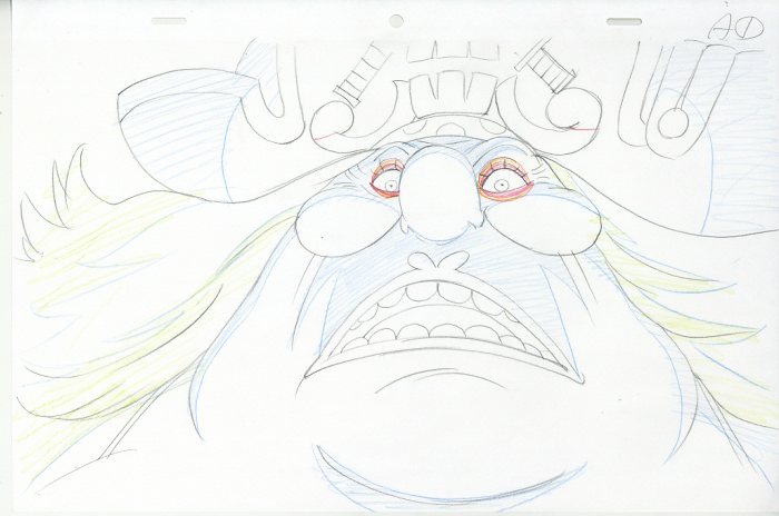one piece: rough key animation
