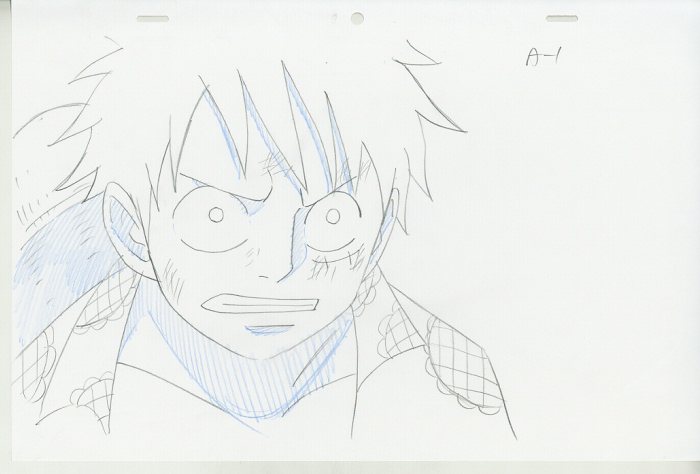 One Piece : genga Monkey D. Luffy