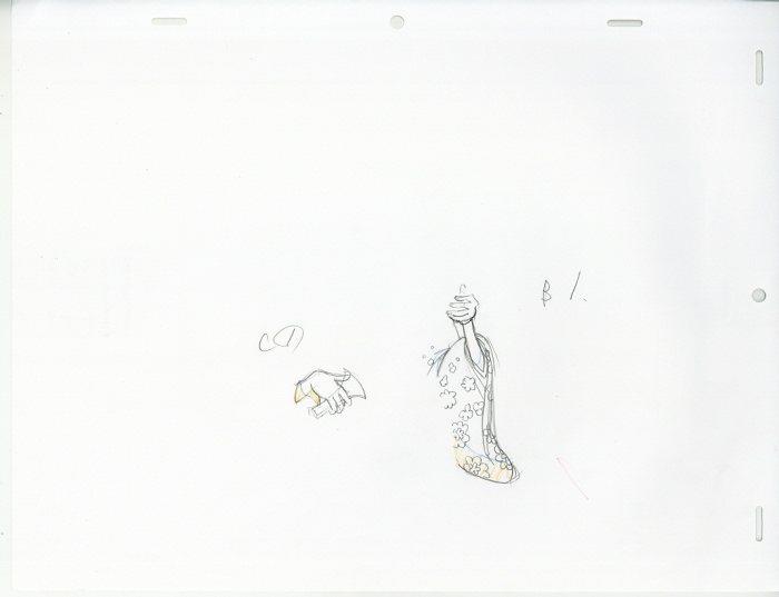 one piece; rough key animation Luffy