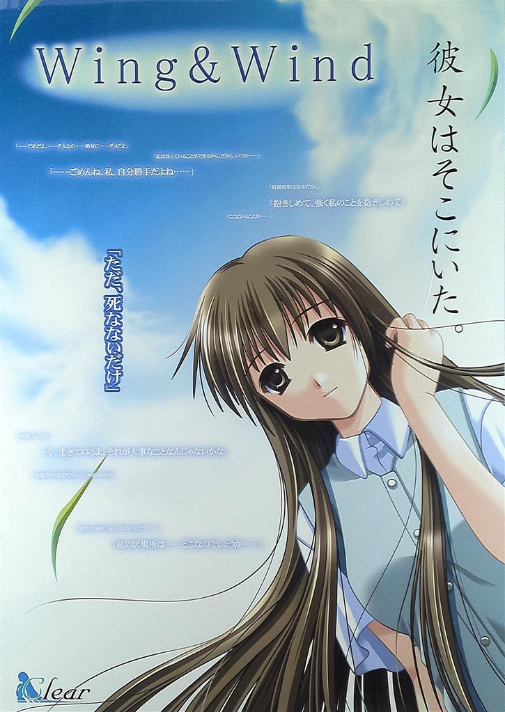 Clear ウィング&ウィンド(Wing&Wind) B2ポスター