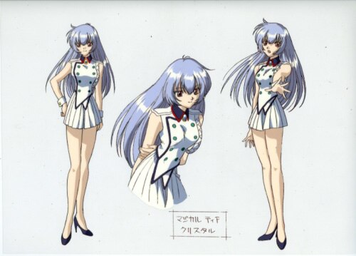 Kagayake Kirakira Senshi Risky Jewel： color sample cel