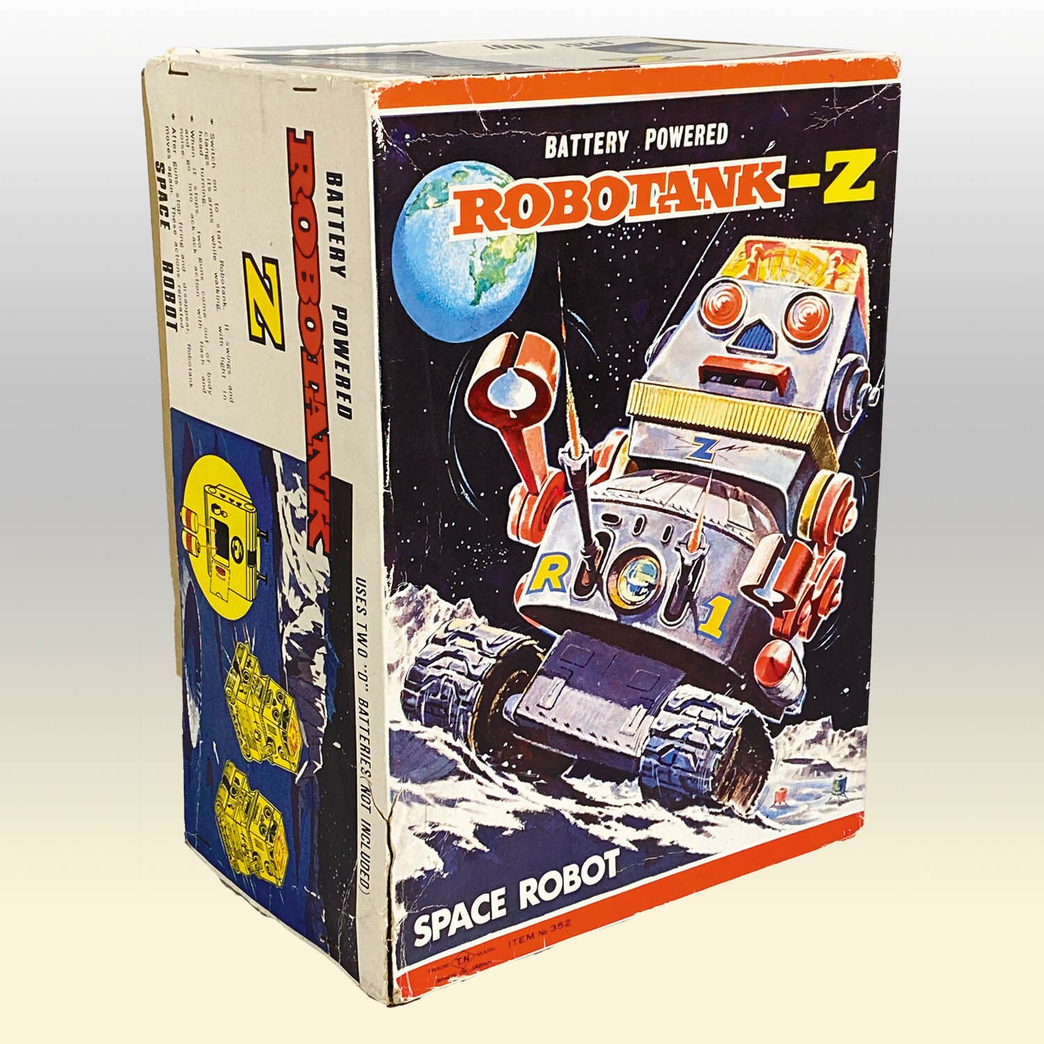 Battery Powered Robotank Z Gold