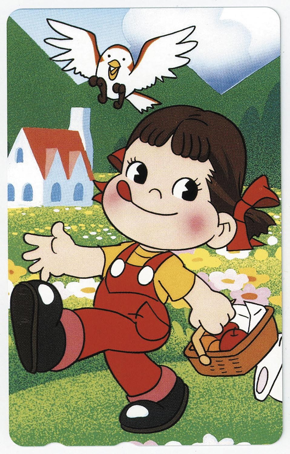 Peko-chan (with lunch box) Telephone Card (Teleca)