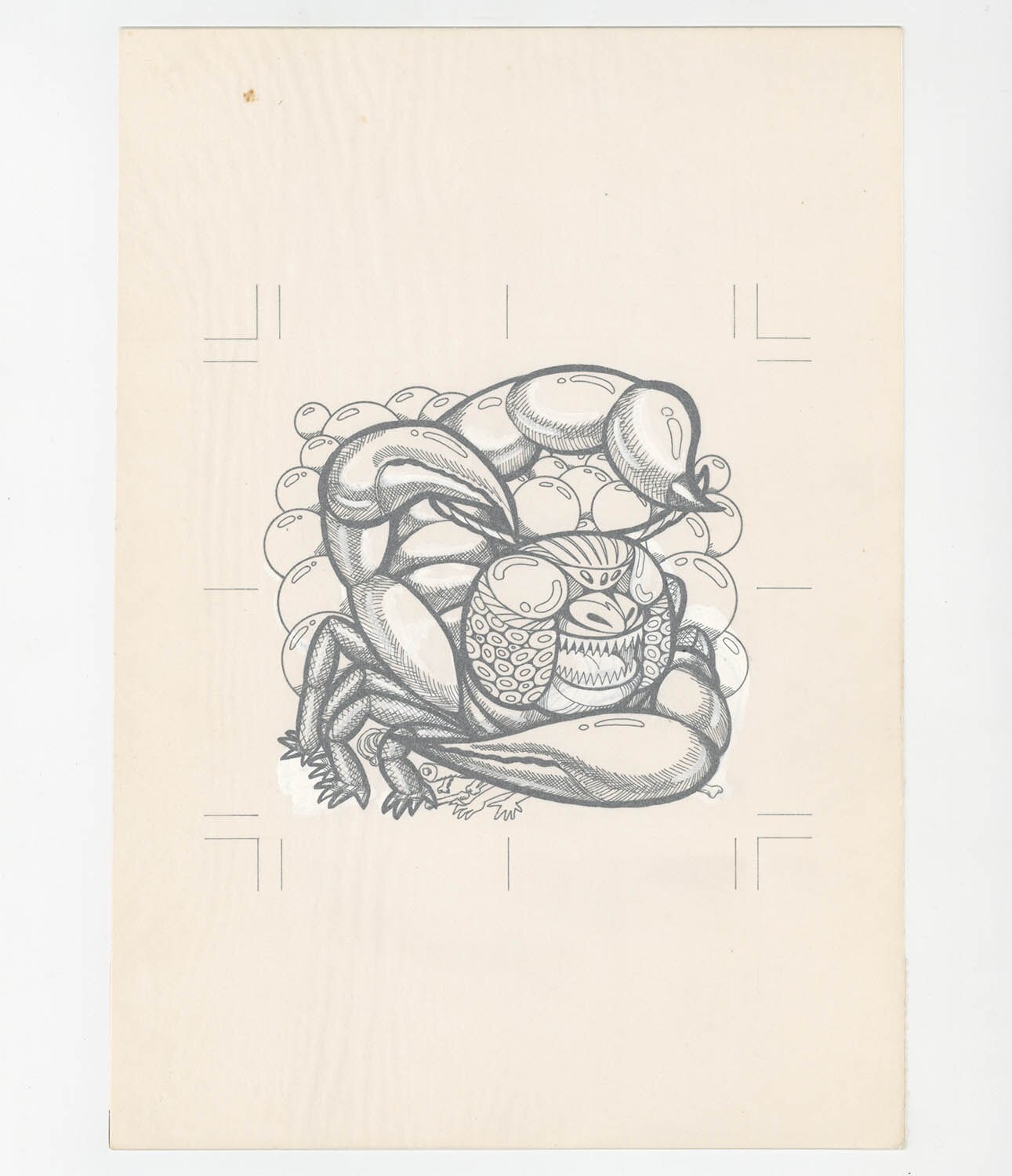 Doki Doki Gakuen Original Art - Beta Jujutsuju Sand Back Demon Beast