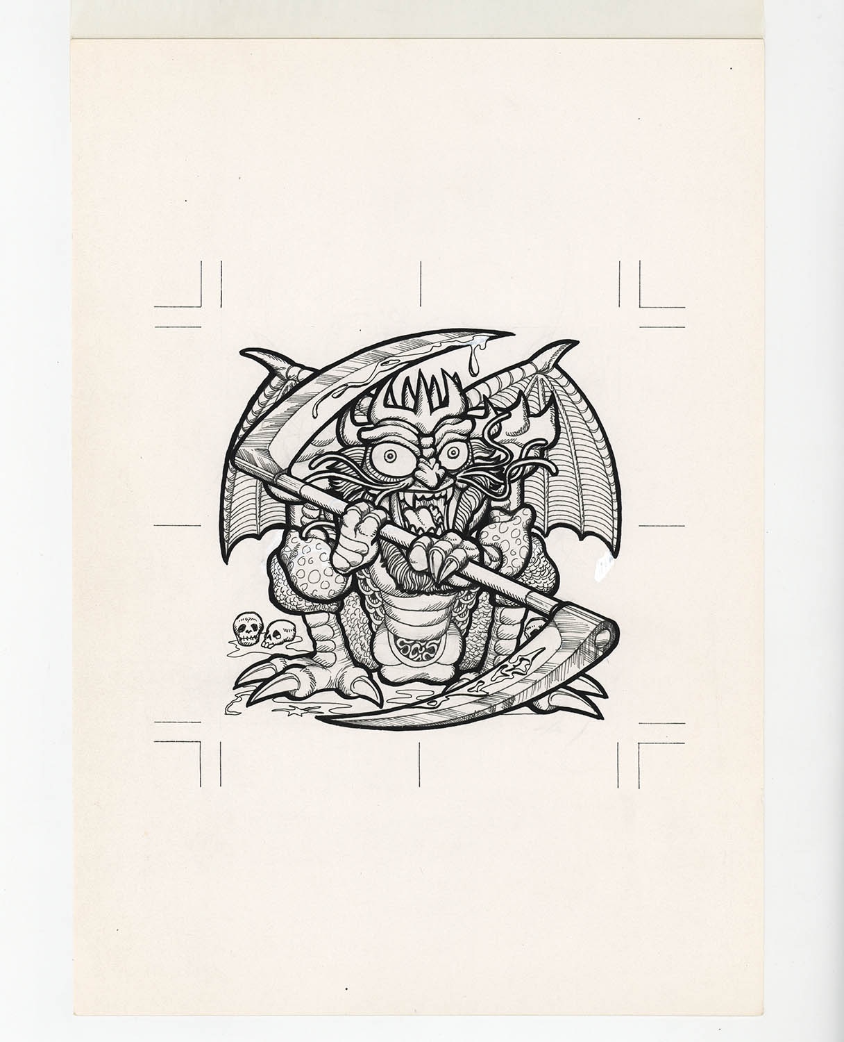 Doki Doki Gakuen Original Art - Youki Great Demon Emperor Z Transformation