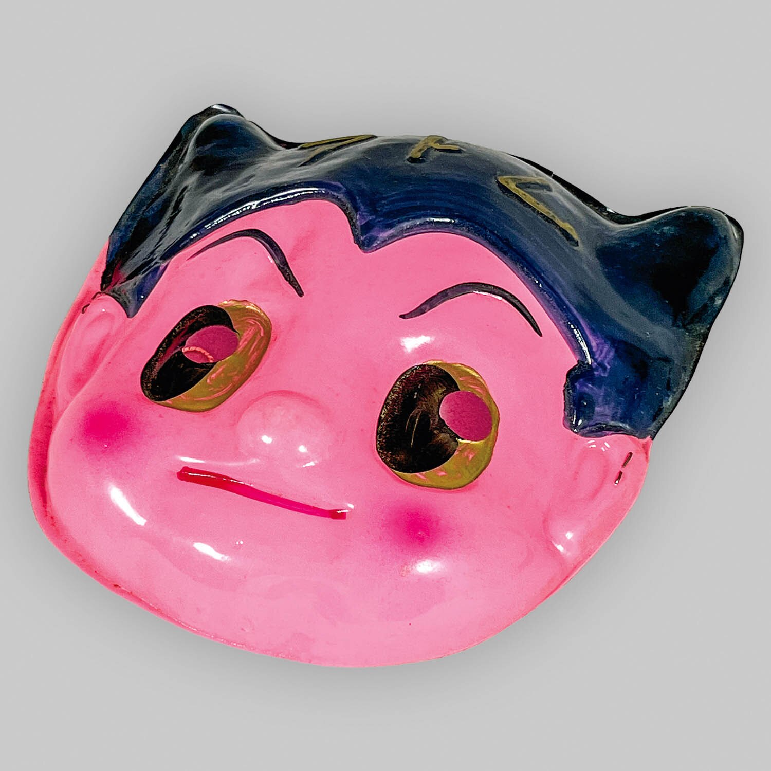 Astro Boy (Tetsuwan Atom) Face Mask (Pink, Gold "Atom" on Forehead)