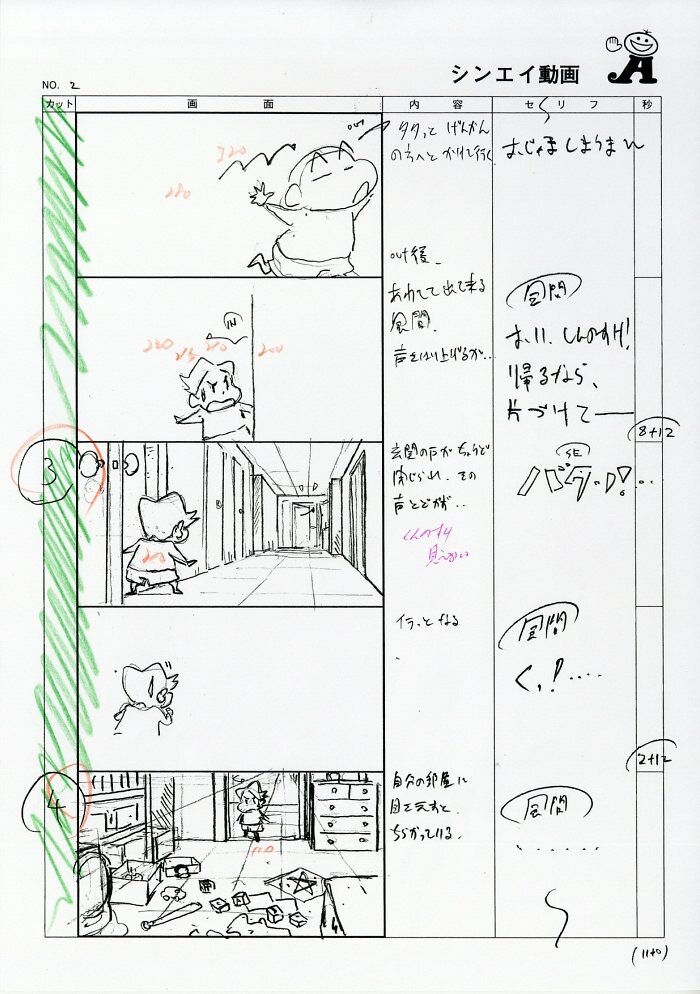 Crayon Shin-chan : storyboard