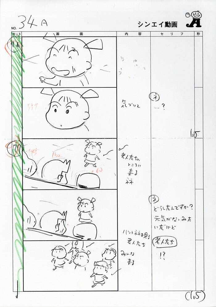 Crayon Shin-chan : storyboard