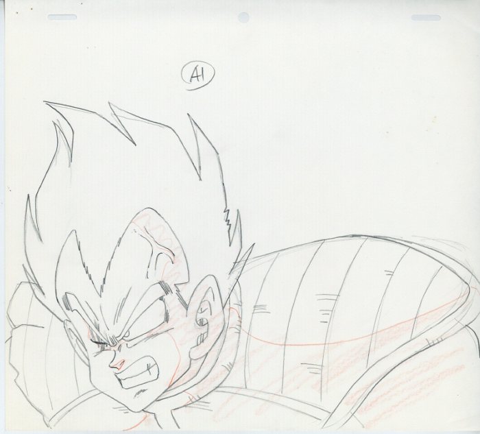 dragon ball Z : genga : Vegeta