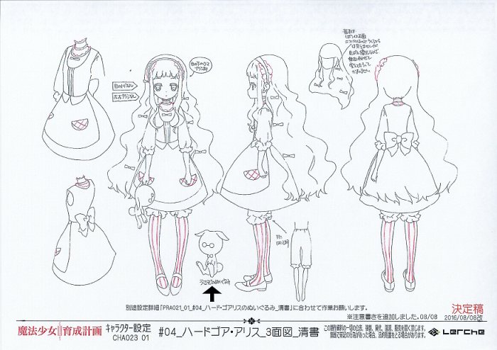 Magical Girl Raising Project : setting