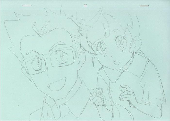 Pokemon Journeys; rough key animation