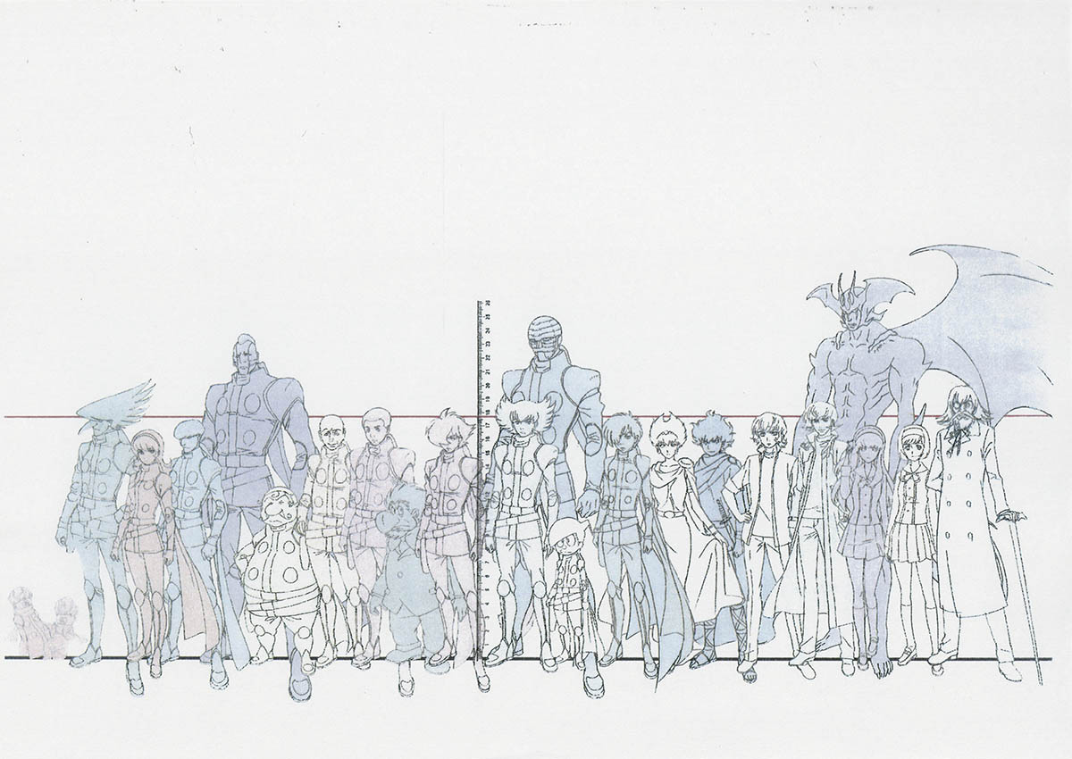 [3621] サイボーグ009VSデビルマン 設定[制作素材]