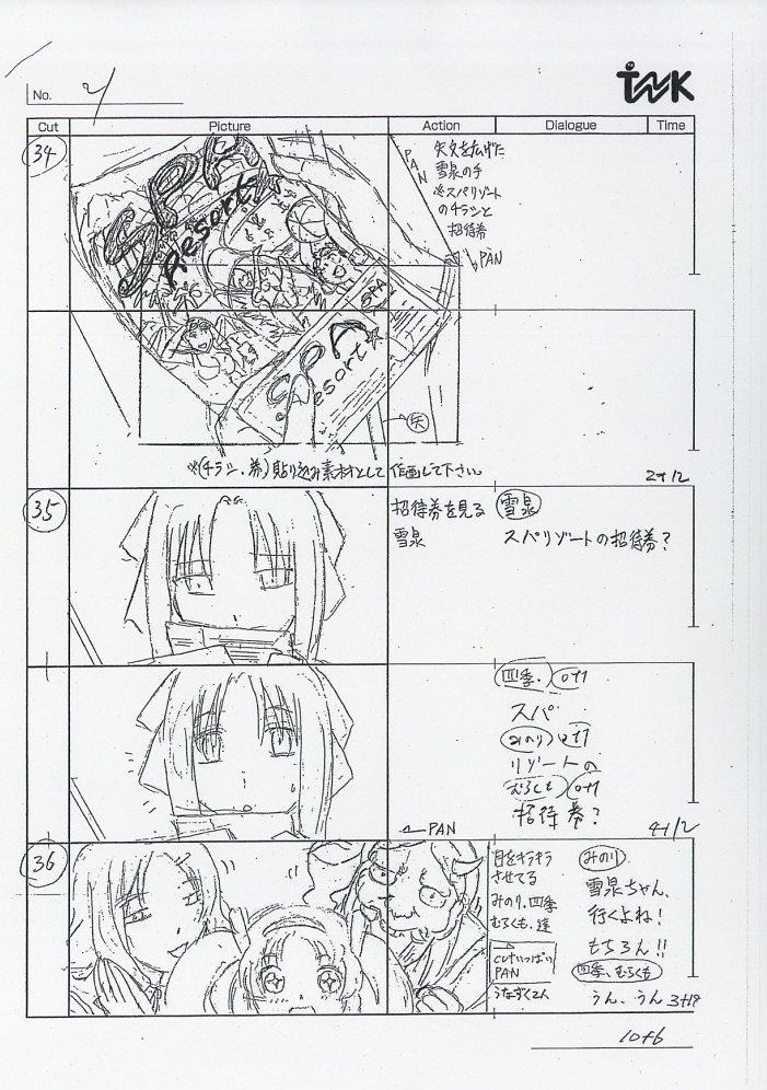 Senran Kagura Shinovi Master -Tokyo Yoma-hen-; storyboard[Production Materials]