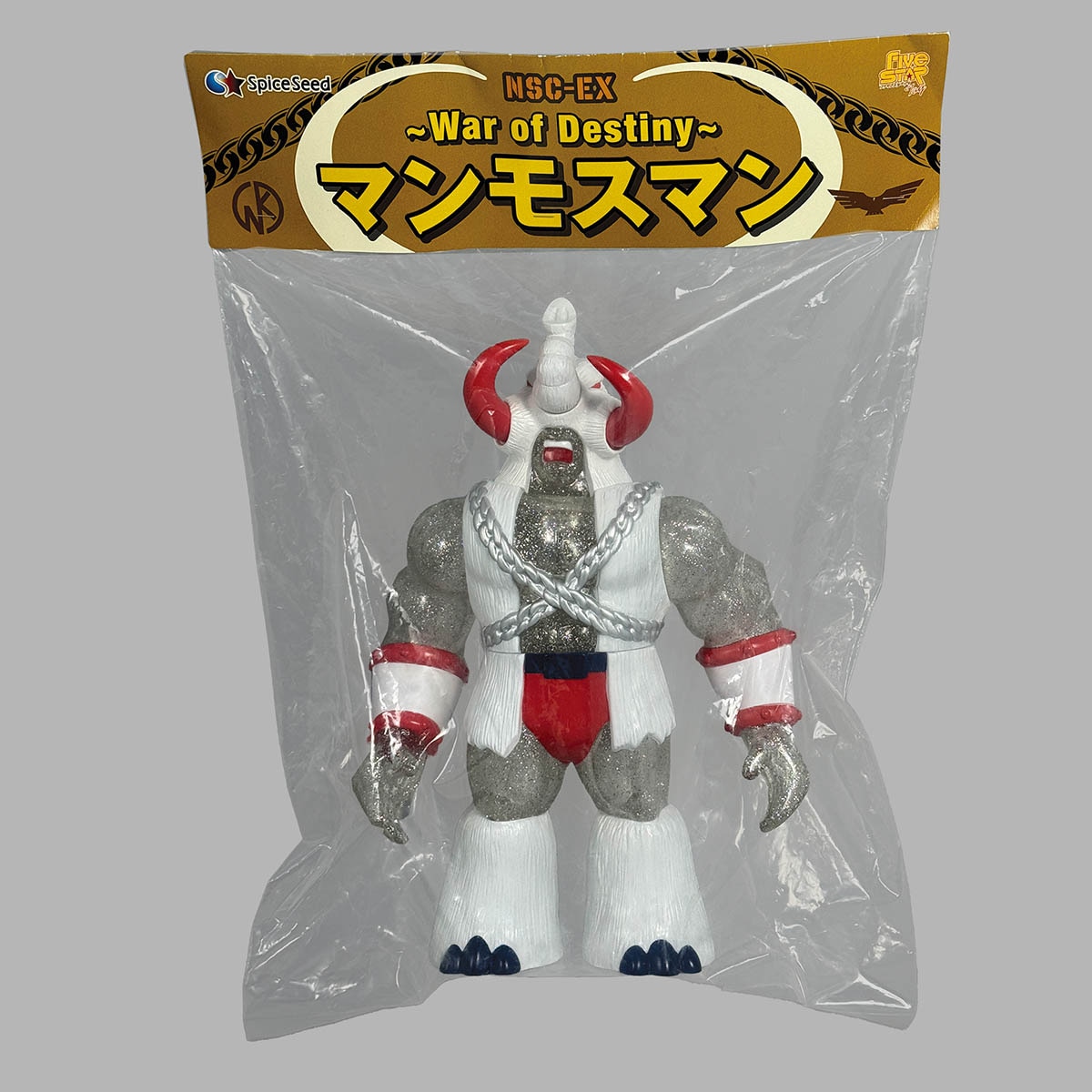 Kinnikuman Mammothman Swimmy Design Lab Limited clear glitter molding