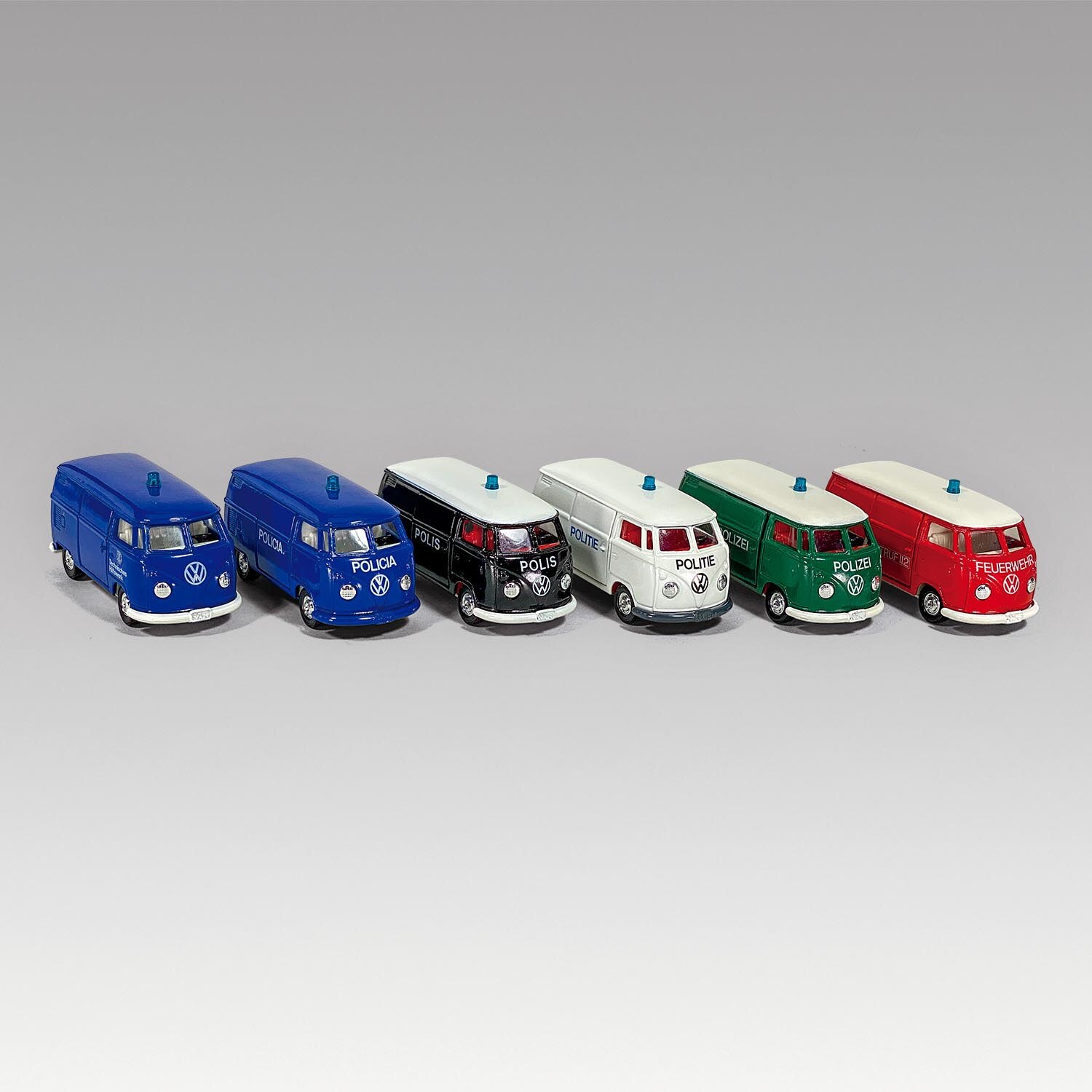 Tomica Dandy Volkswagen Police Van All 6 Types Set