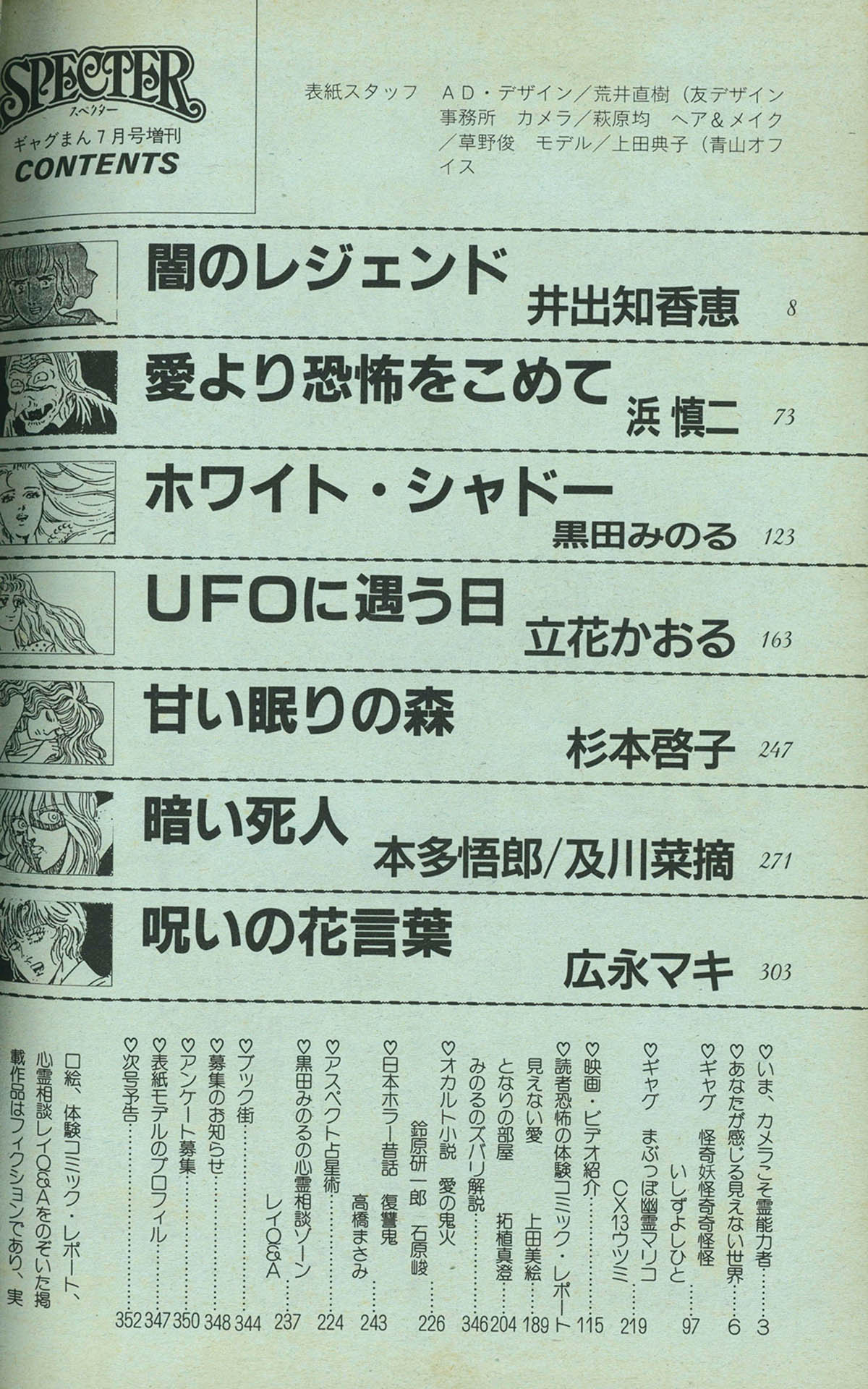 [8823] ギャグまん7月号増刊 スペクター 1988(S63)07.15
