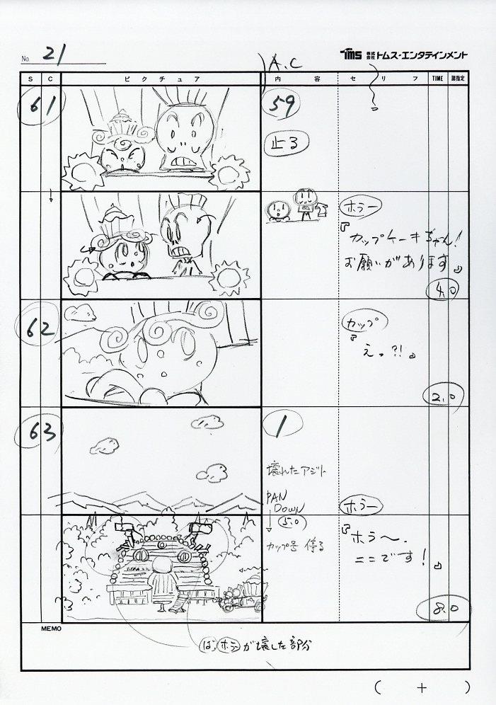 soreike! anpanman; storyboard