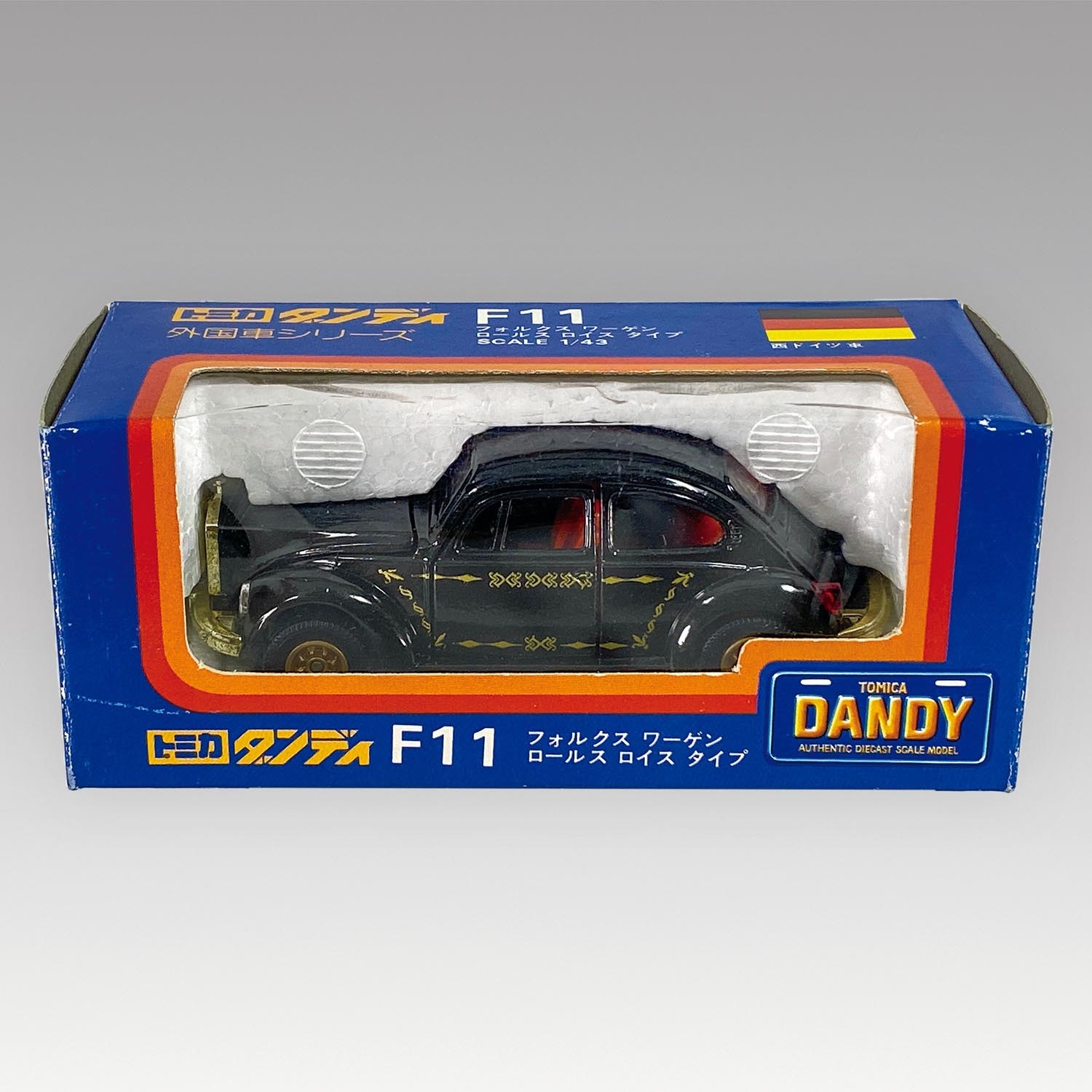 Tomica Dandy F11 Volkswagen Rolls-Royce Black Gold Pad