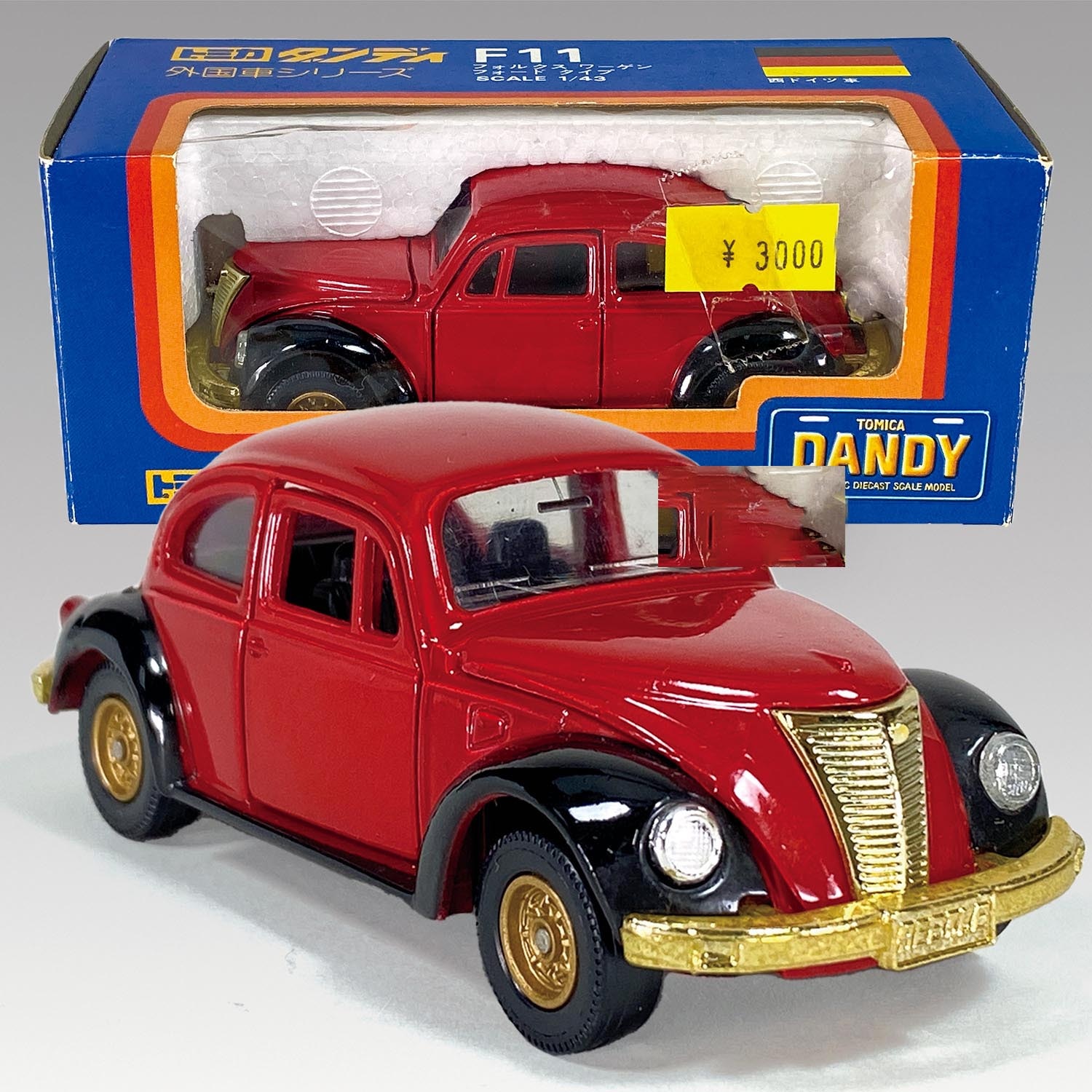 Tomica Dandy F11 Volkswagen Ford Type Red x Black