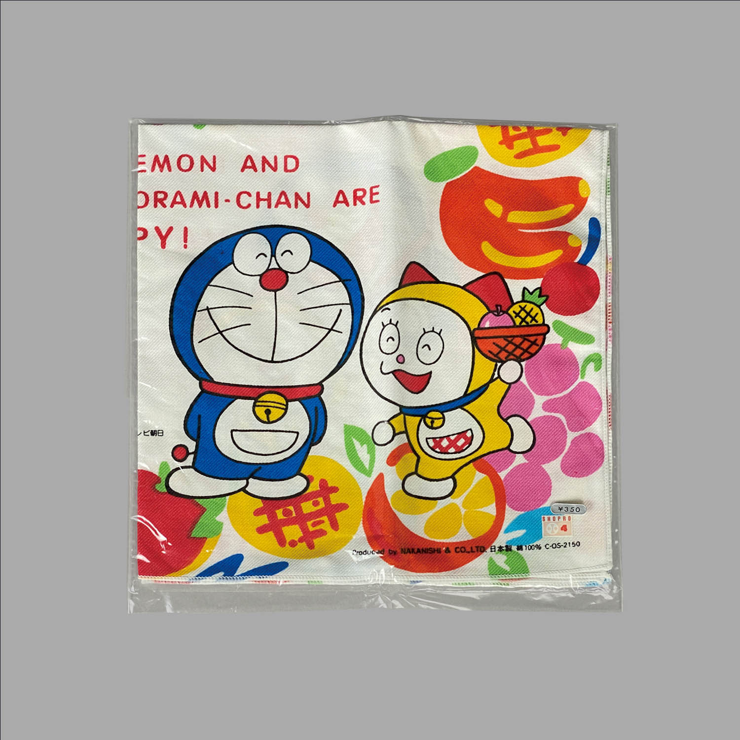 Doraemon Handkerchief: Many Sweet Fruits