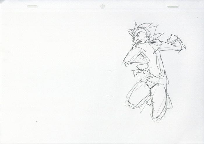 Needless; rough key animation