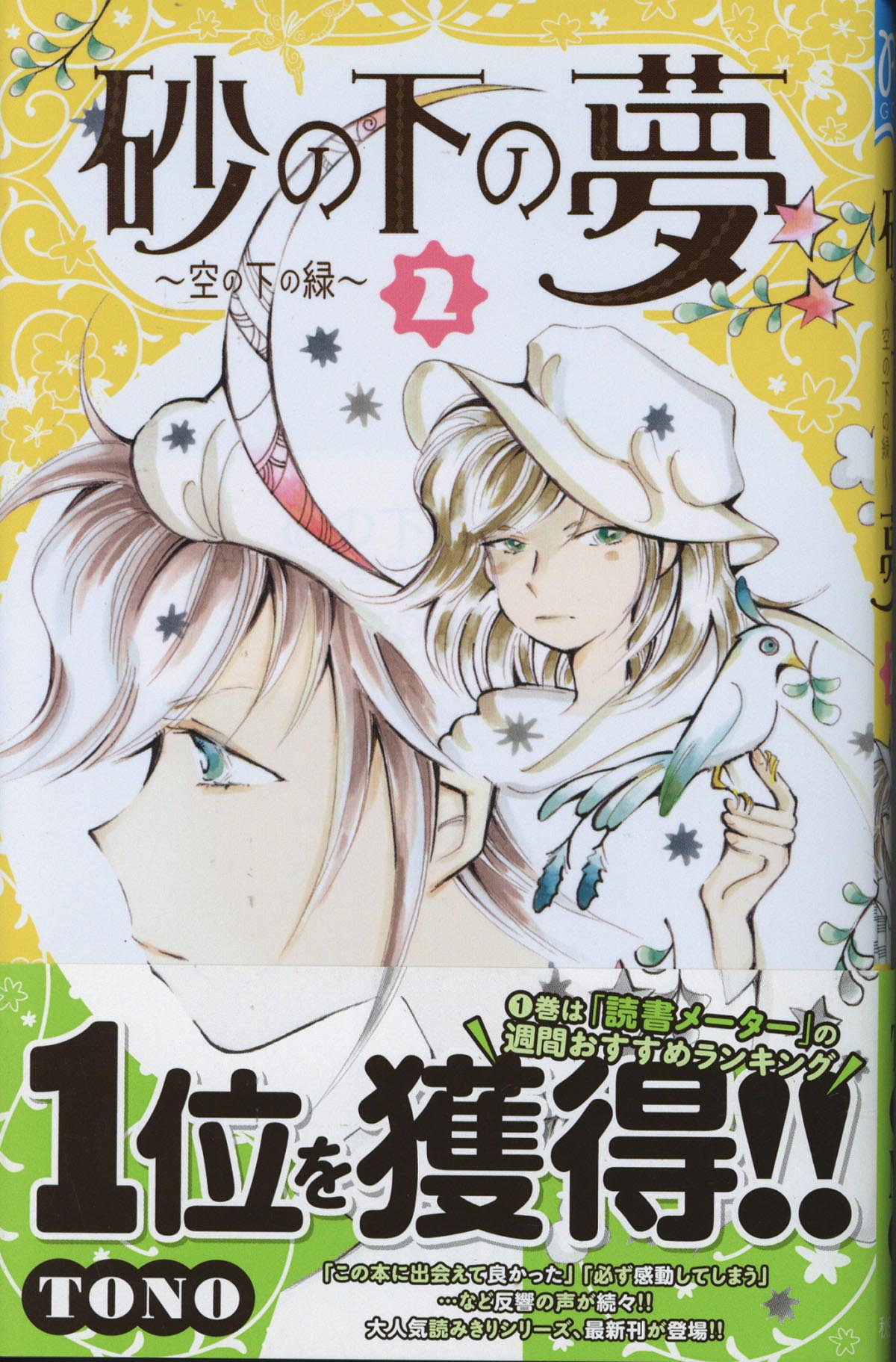 TONO Signed Book With Illustration "Dream Under the Sand ~ Green Under the Sky ~" Volume 2