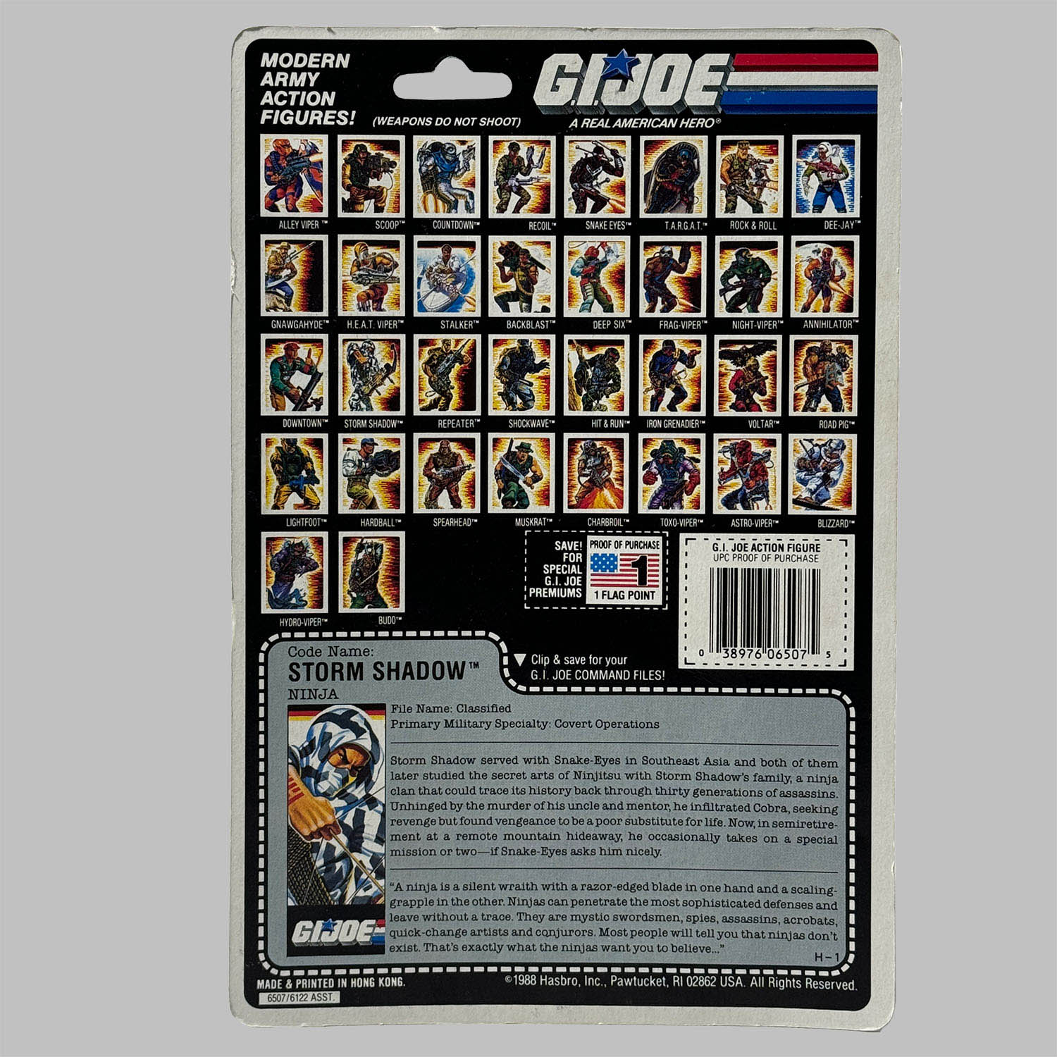Storm Shadow (Special Offer Series 7 34 Back)