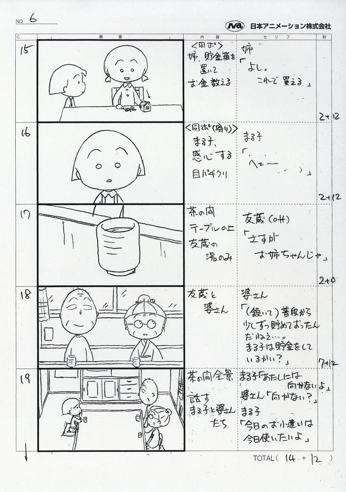 Chibi Maruko-chan; storyboard