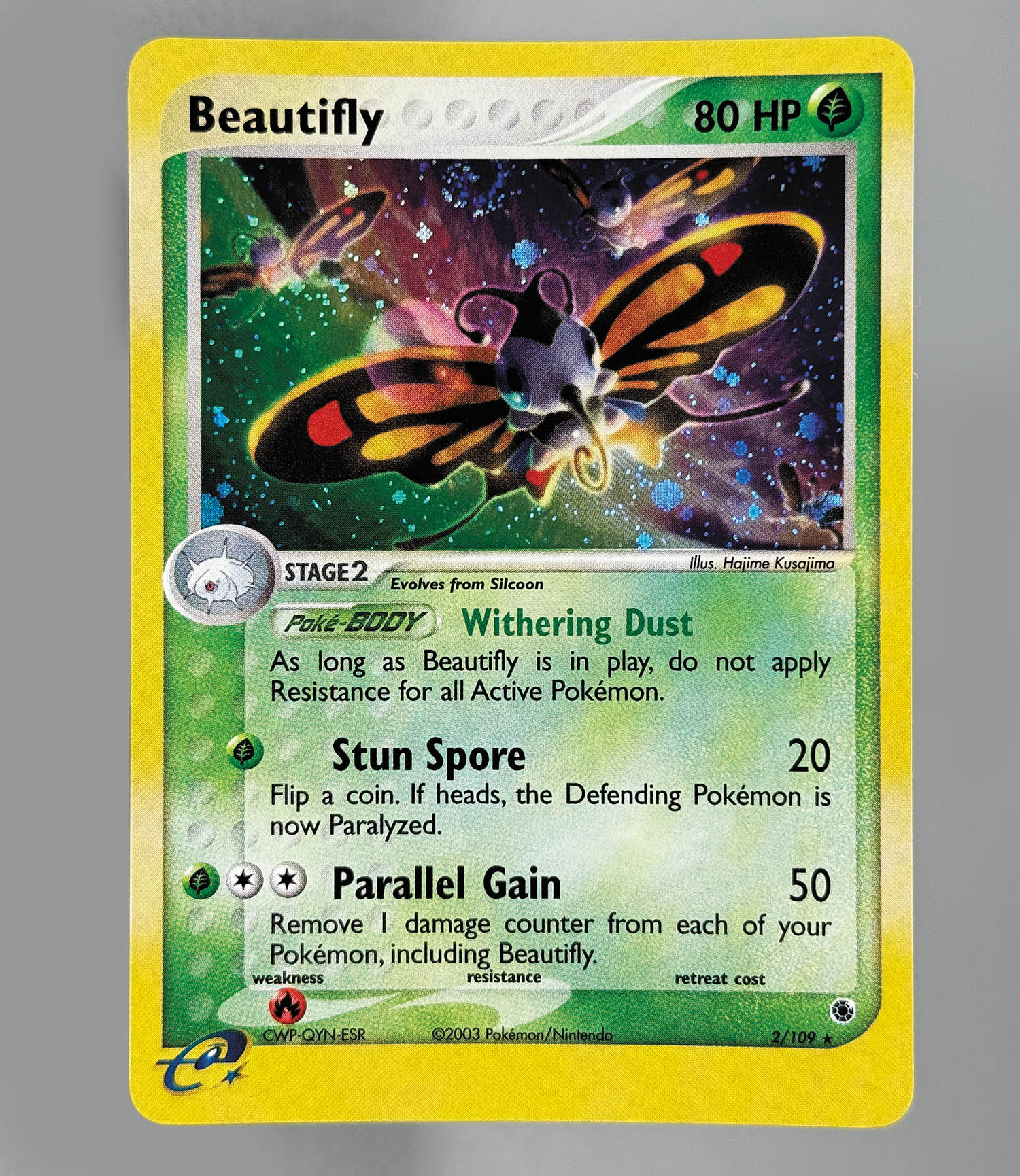 Pok mon Cards English Version - Beautifly EX Ruby & Sapphire