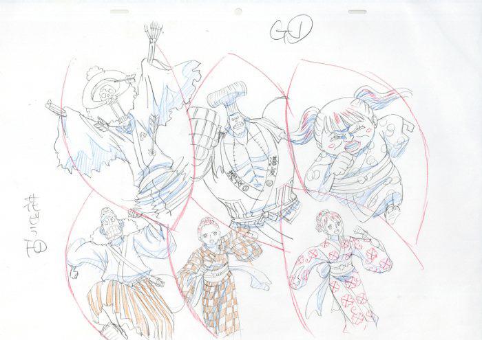 one piece; rough key animation