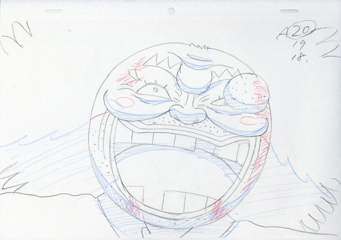 one piece; rough key animation