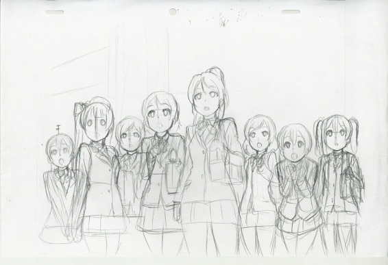 ラブライブ！ School idol project ラフ原画