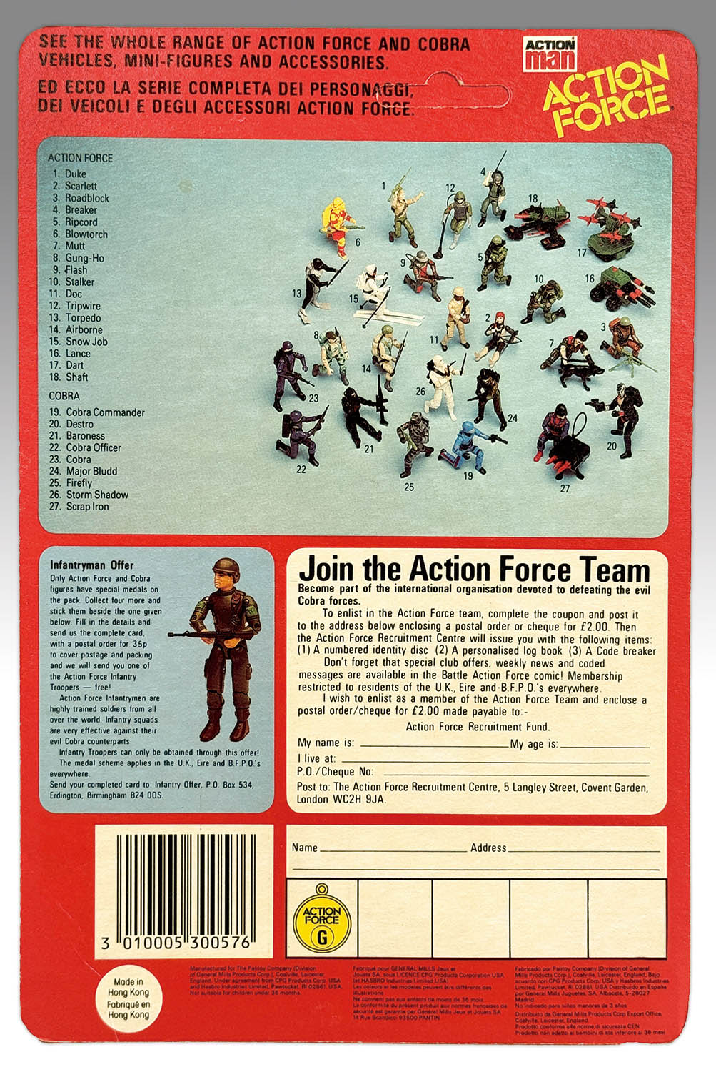 ACTION FORCE Cobra Commander