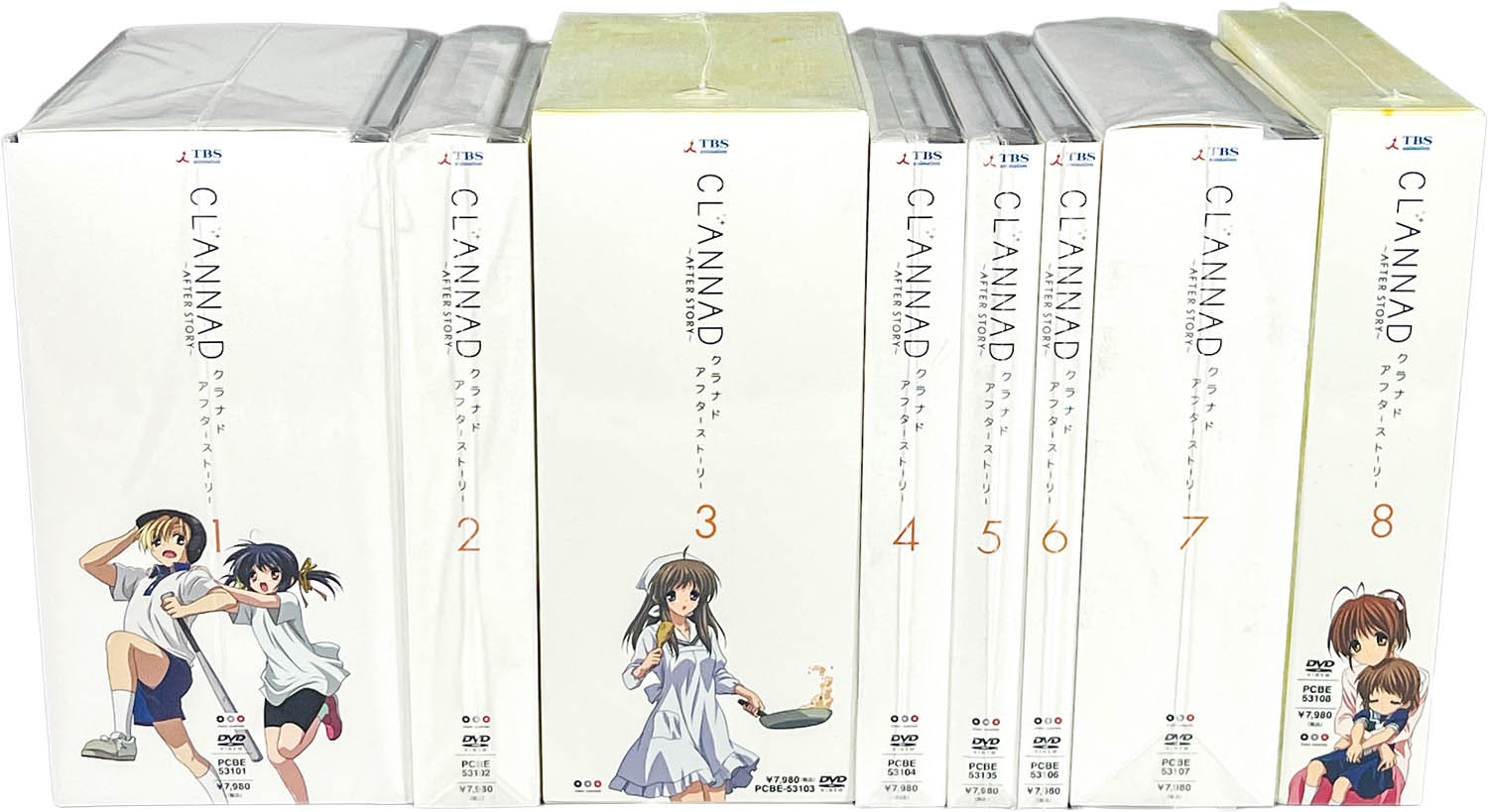 Clannad After Story DVD First Press Limited Edition - Complete 8 Volume Set
