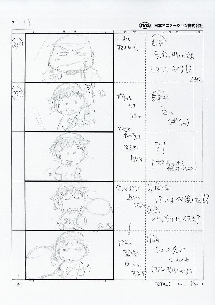 Chibi Maruko-chan; storyboard
