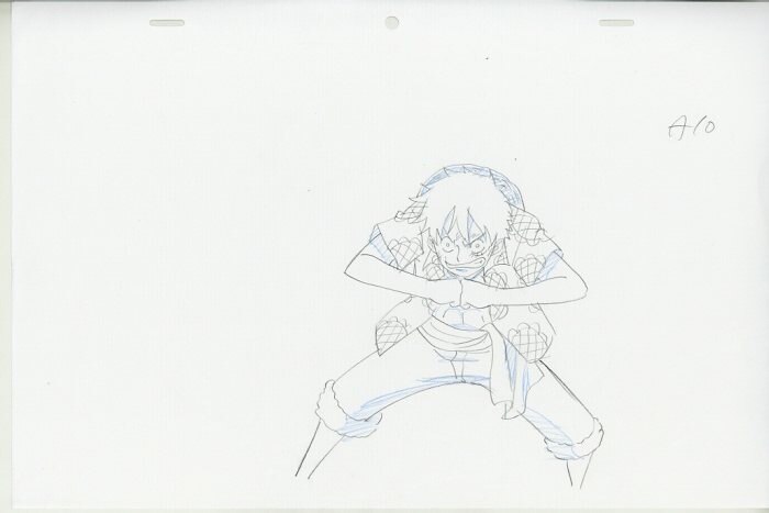one piece : genga : Luffy
