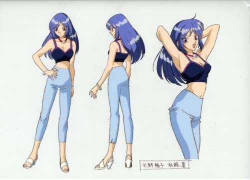 Kagayake Kirakira Senshi Risky Jewel : color sample cel