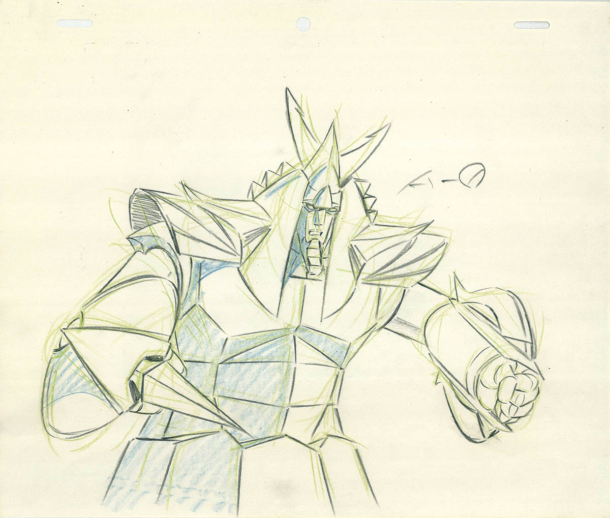 Yuusha Raideen (Brave Reideen) Genga