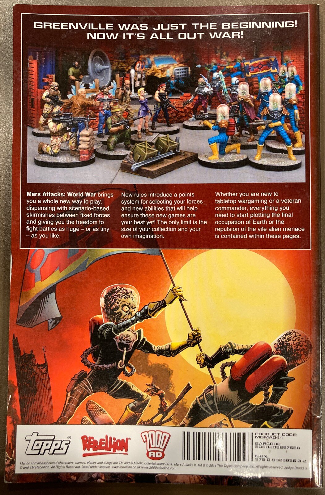 MANTIC Games Mars Attacks The Miniatures Game: World War | まんだらけ Mandarake