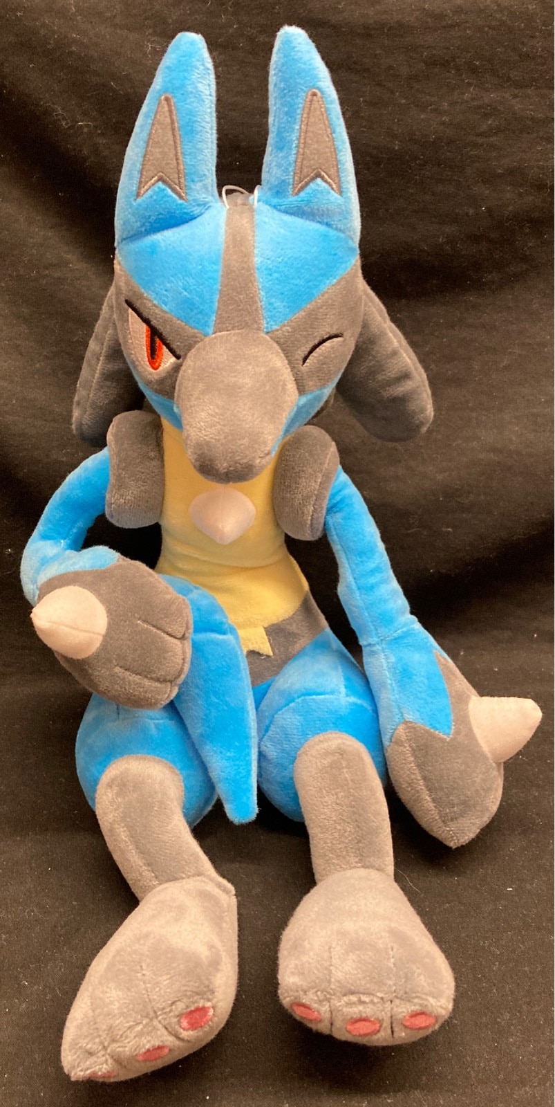 Bandai Spirits しっぽみてみて でっかいぬいぐるみ ミュウ・ルカリオ ポケットモンスター ルカリオ ありある