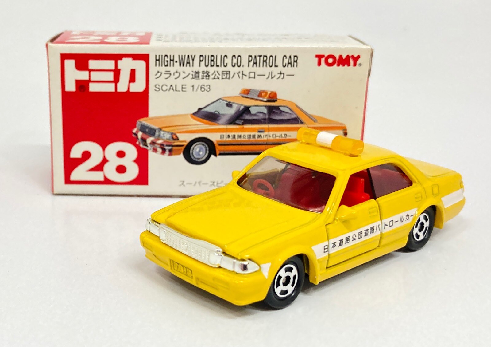 Tomy Tomica Red Box Made in China Crown Road Public Corporation Patrol Car 28 | Mandarake Online ...