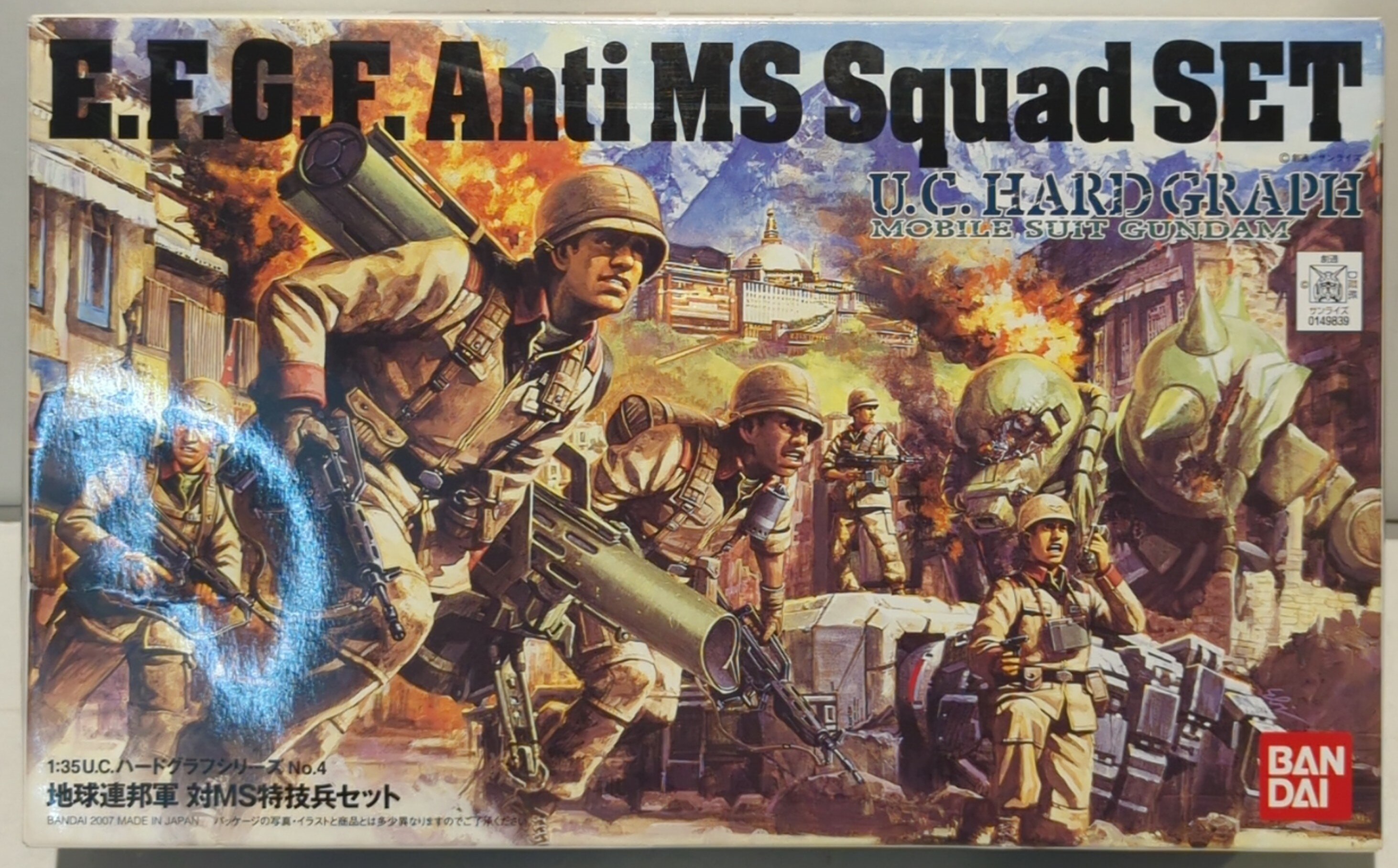 バンダイ 1/35 U.C.ハードグラフ 地球連邦軍対MS特技兵セット 4 | まんだらけ Mandarake