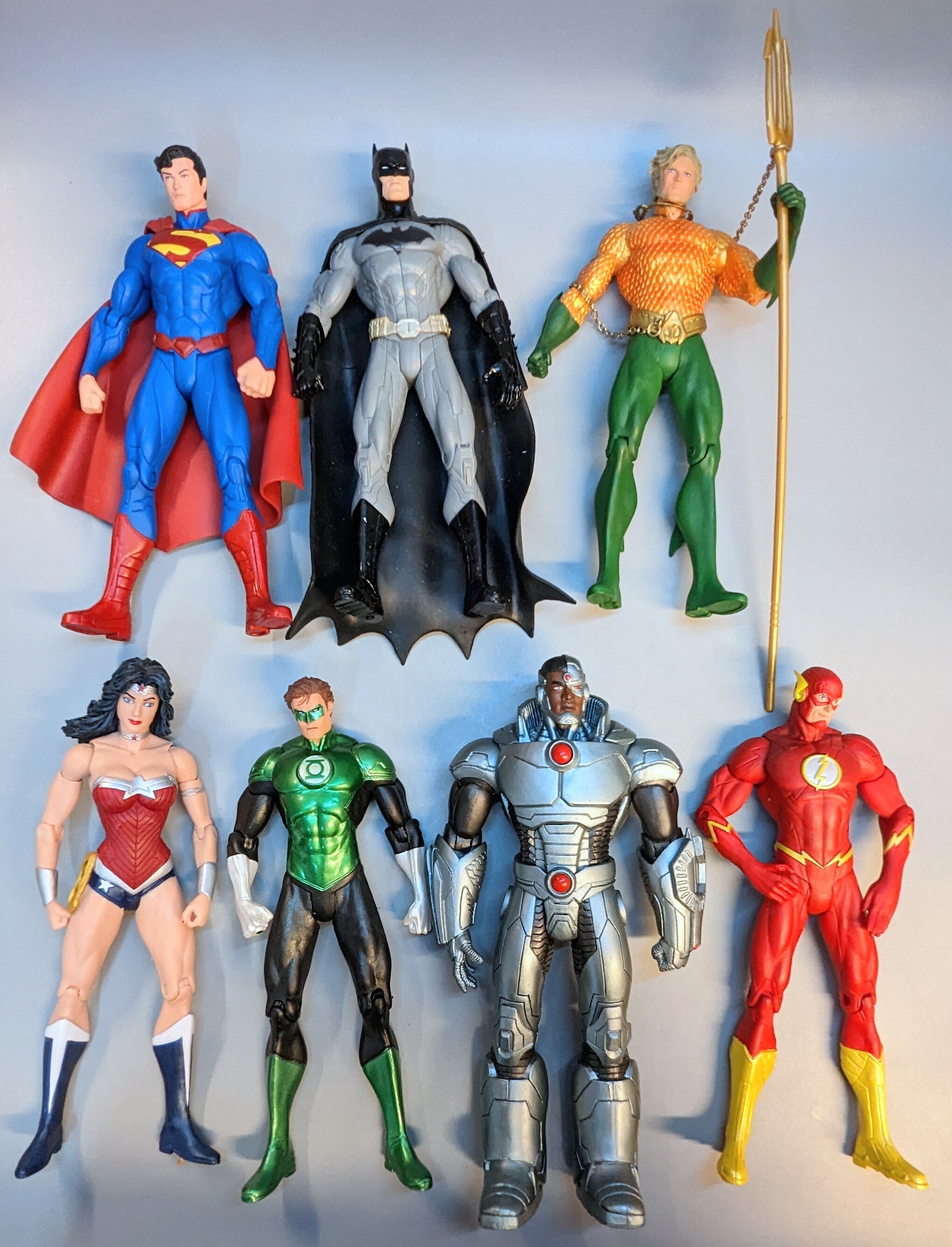 DC COLLECTIBLES ACTION FIGURE BOX SET JUSTICE LEAGUE 7 PACK 6インチ×7 ...