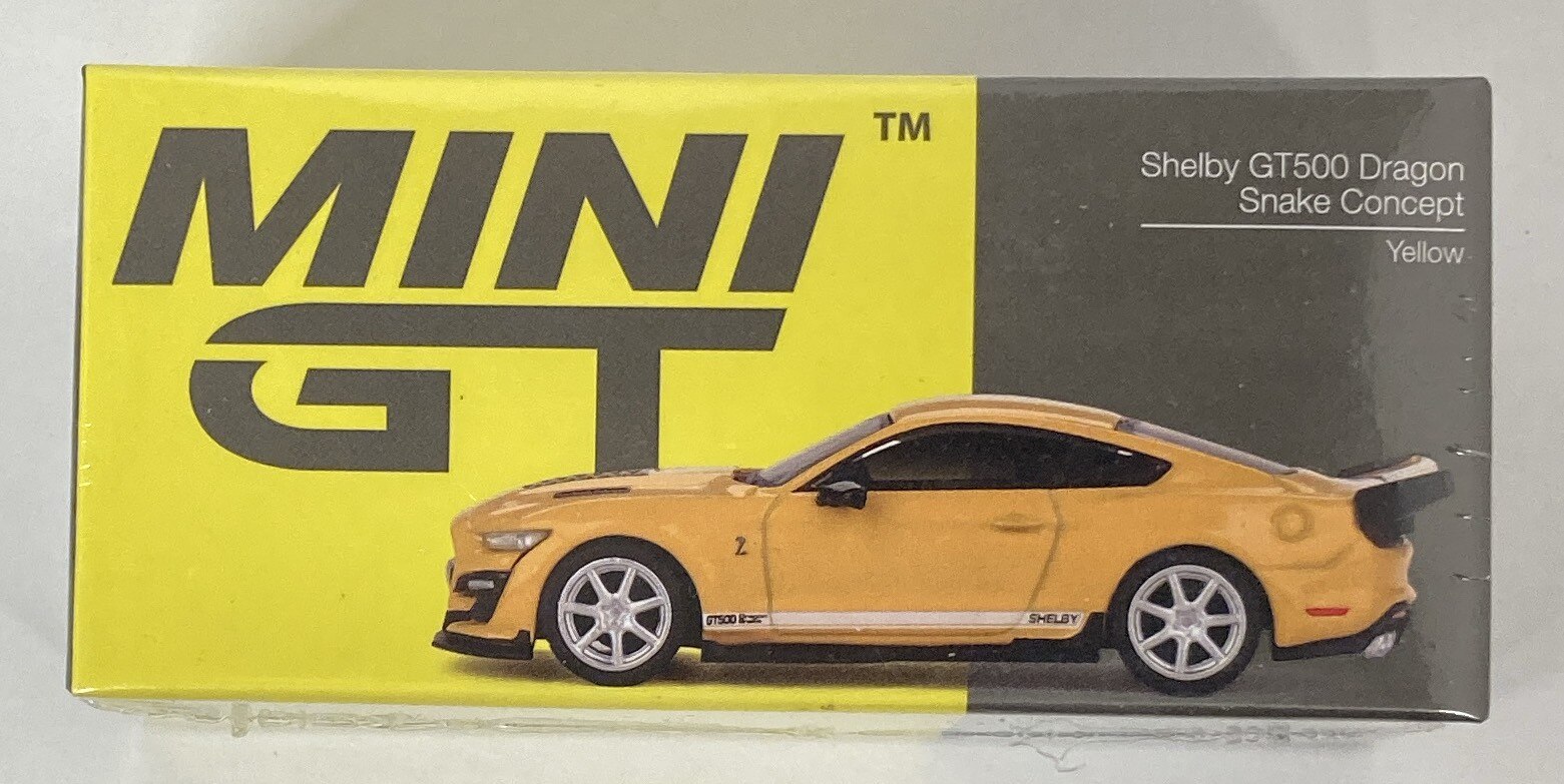 TSM 1/64 MINI GT Shelby GT500 Dragon Snake concept Yellow (Left handle) | Mandarake Online Shop